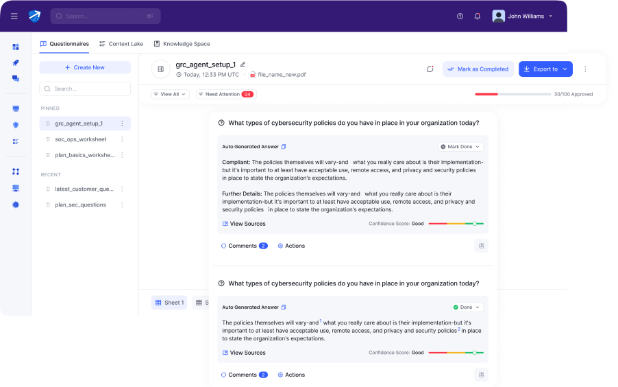 Grc Ai Agent Automate Security Questionnaires Simbian Ai 9662